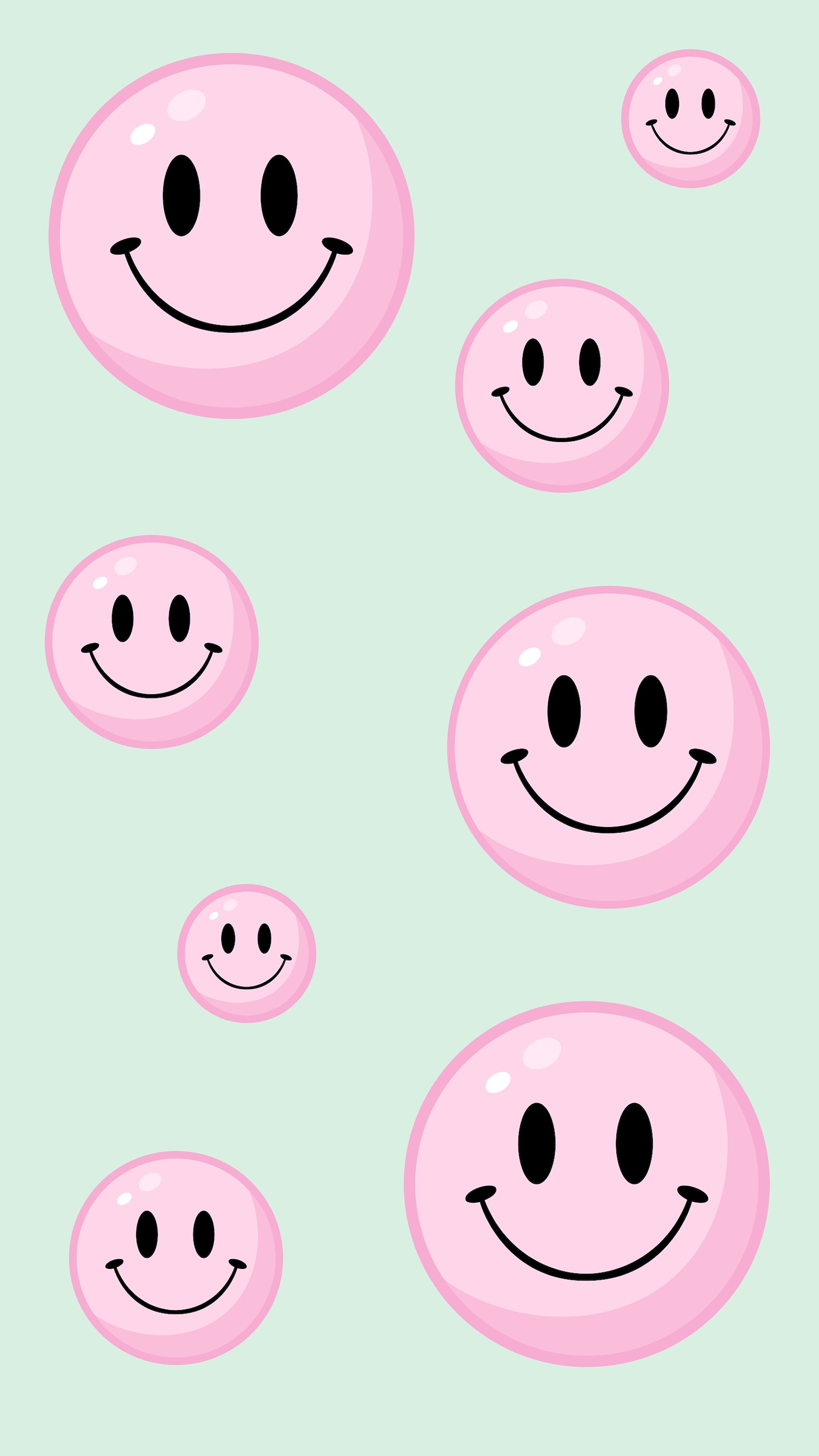 10 Cute Smiley Face Wallpapers 1920/1080 Iphone/android Wallpapers - Etsy