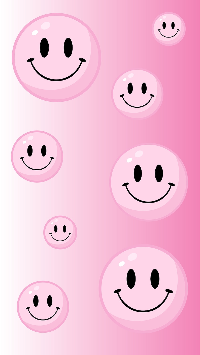 10 Cute Smiley Face Wallpapers 1920/1080 Iphone/android Wallpapers - Etsy