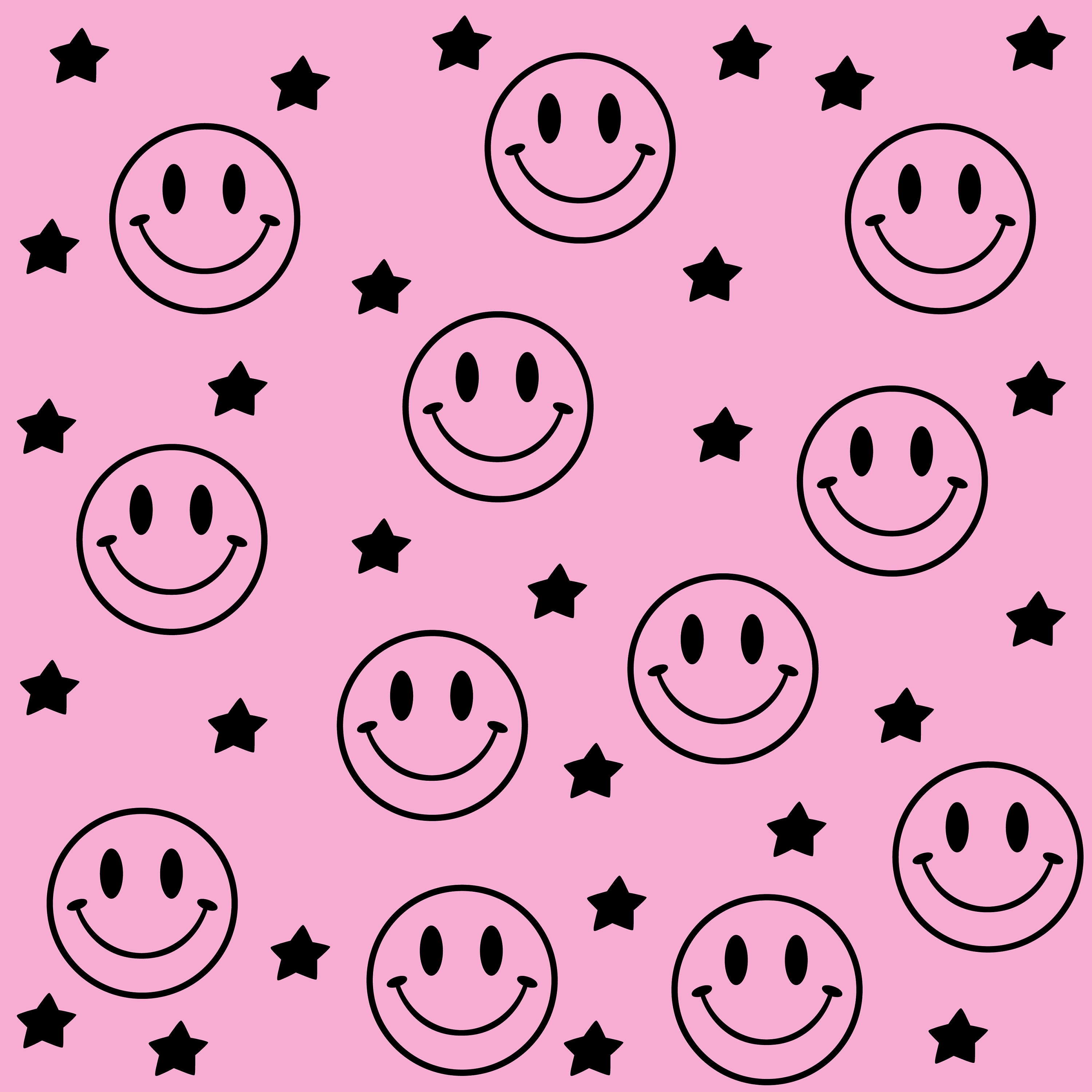 Retro/groovy Smiley Face Seamless Patterns/background Printable Digital ...