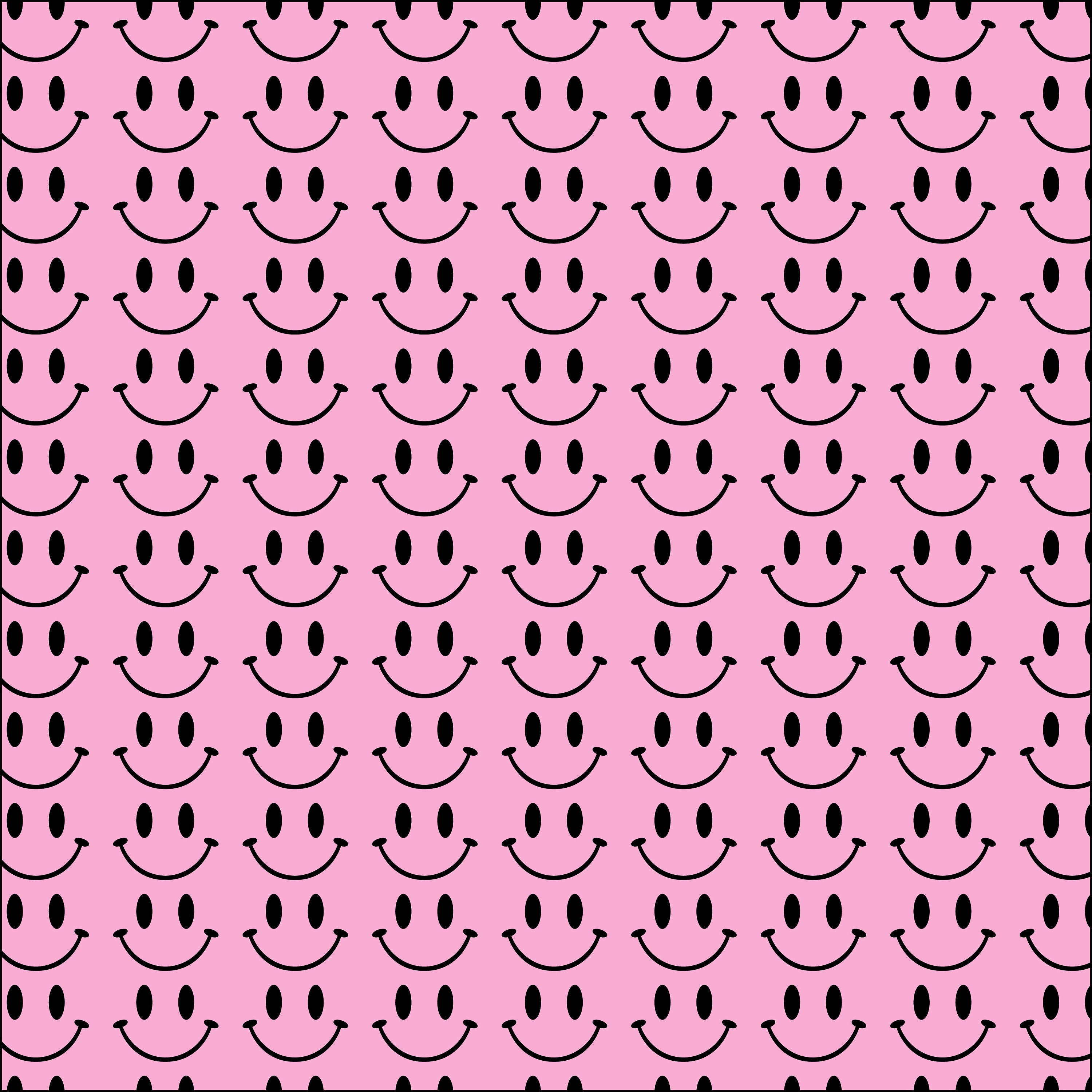 Retro/groovy Smiley Face Seamless Patterns/background Printable Digital ...