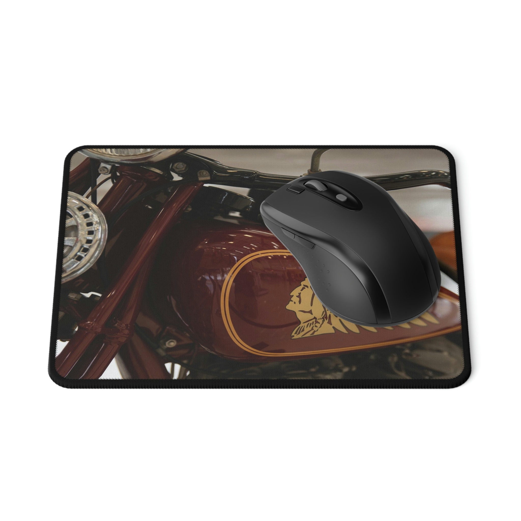 Classic Vintage Indian Motorcycle Print on a Non-slip Mouse Pad - Etsy