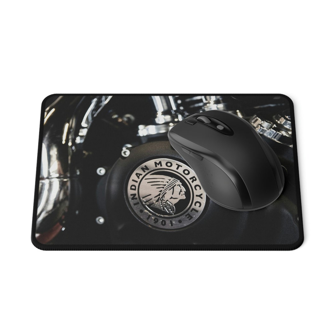 Classic Indian Motorcycle Print on a Non-slip Mouse Pad - Etsy
