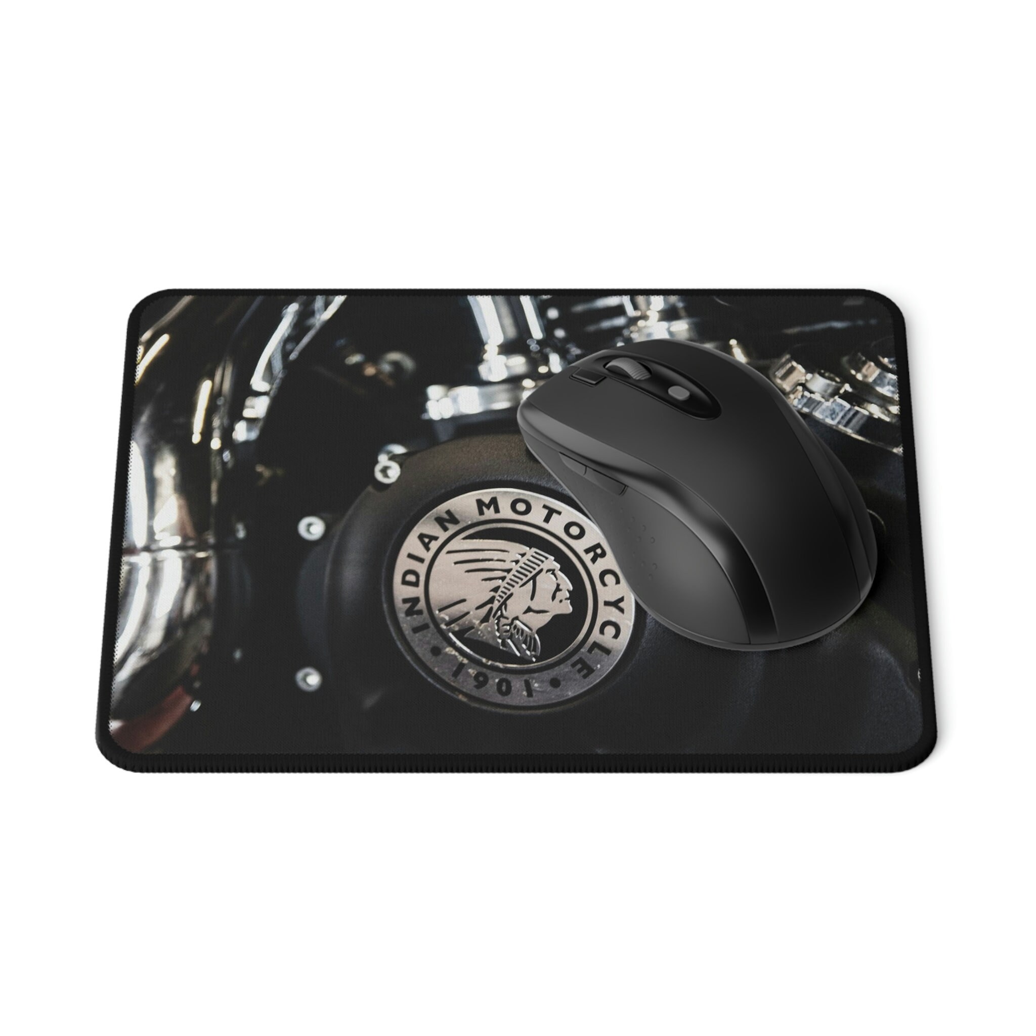 Classic Indian Motorcycle Print on a Non-slip Mouse Pad - Etsy