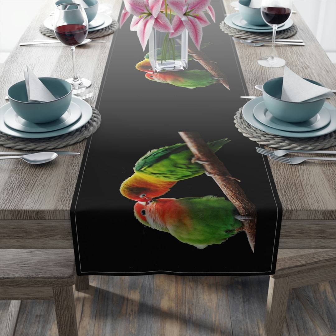 Australian Love Birds Table Runner (cotton, Poly) - Etsy