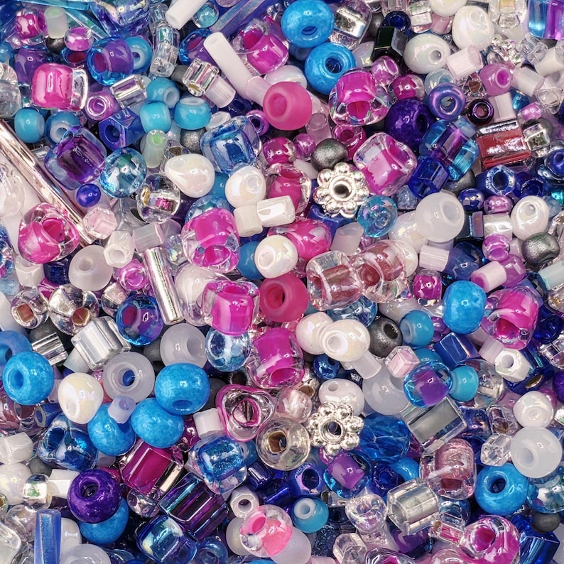 Seed Bead Mixes - Assorted Size and Shape Glass Beads for Loom Weaving ...