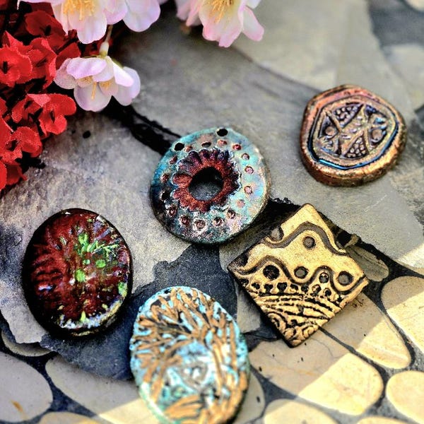 Ceramic Focal Bead - Etsy