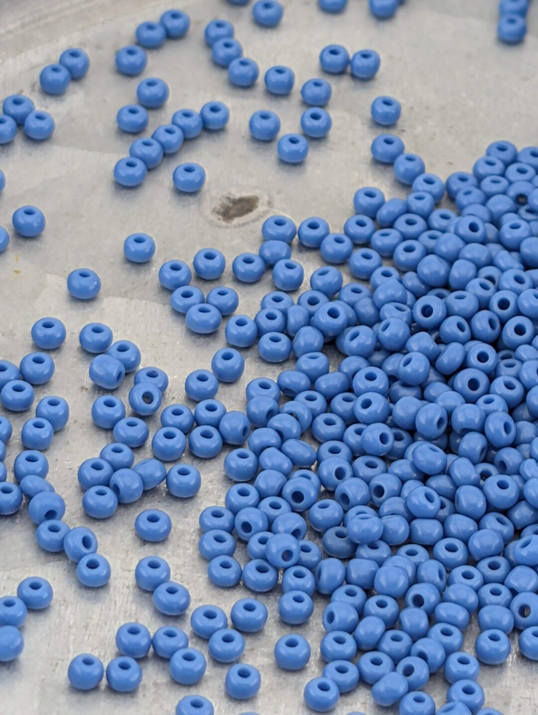 Opaque Denim Blue | Size 11 | 15g | Preciosa-ornela Glass Seed Beads - Etsy