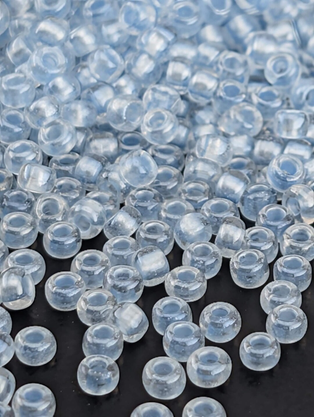 Opaque Pastel Blue Luster | Size 8 | 15g | Preciosa-ornela Glass Seed ...