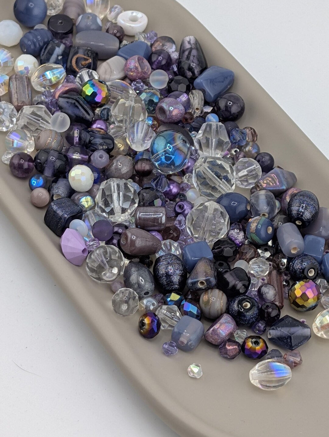 Exclusive "plum Crazy" Bead Mix: Colorful DIY Jewelry Making Supplies ...