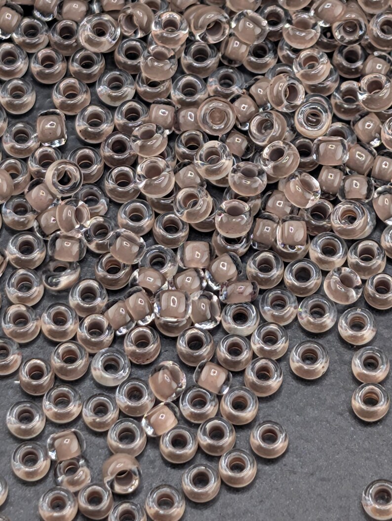 Perlas de semillas Preciosa-Ornela: Color Terra transparente con ...