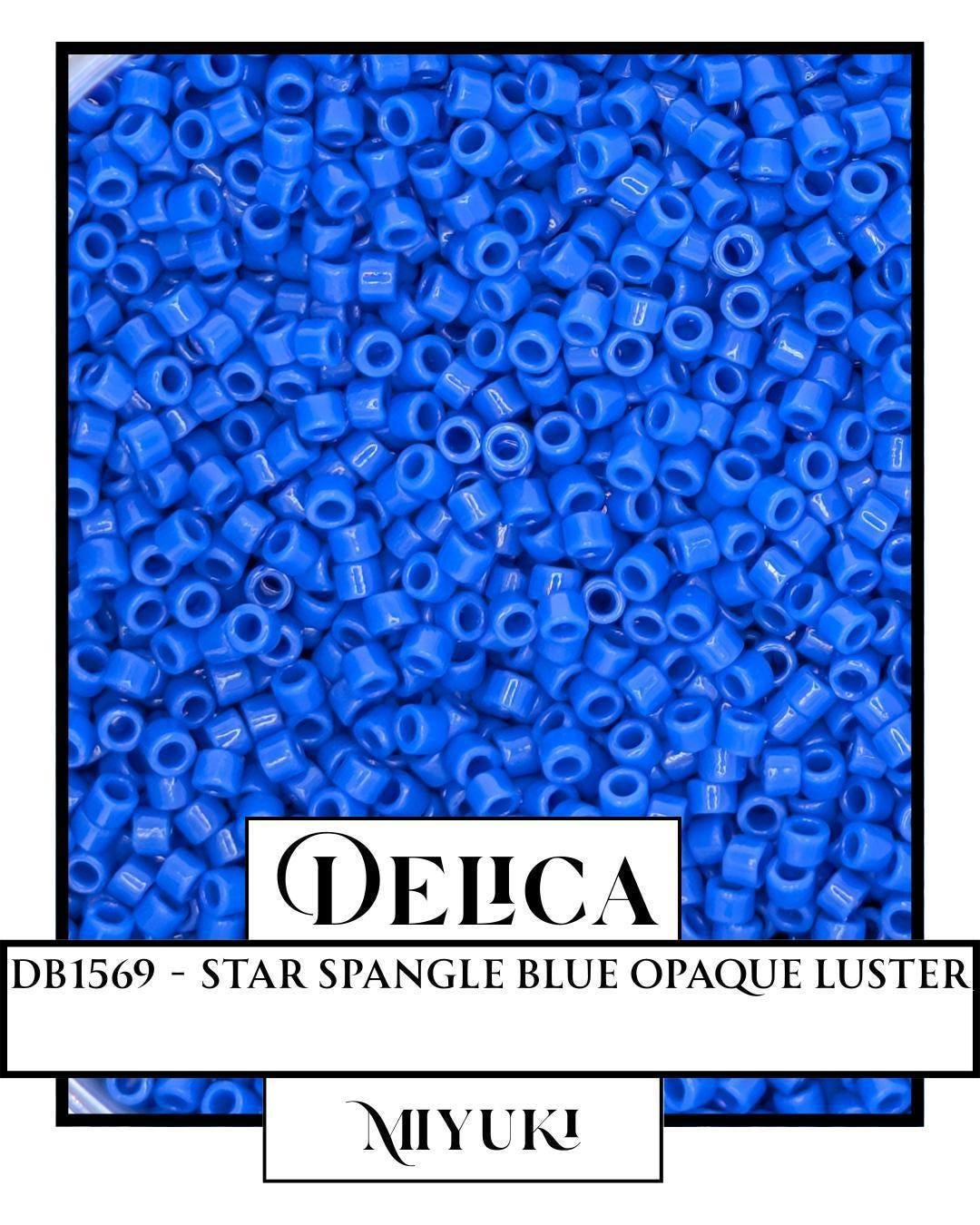 DB1569 - Star Spangle Blue Opaque Luster (7.5g Pkg) | Bead Weaving ...