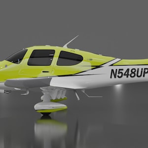 Cirrus SR22 3D Model - Etsy