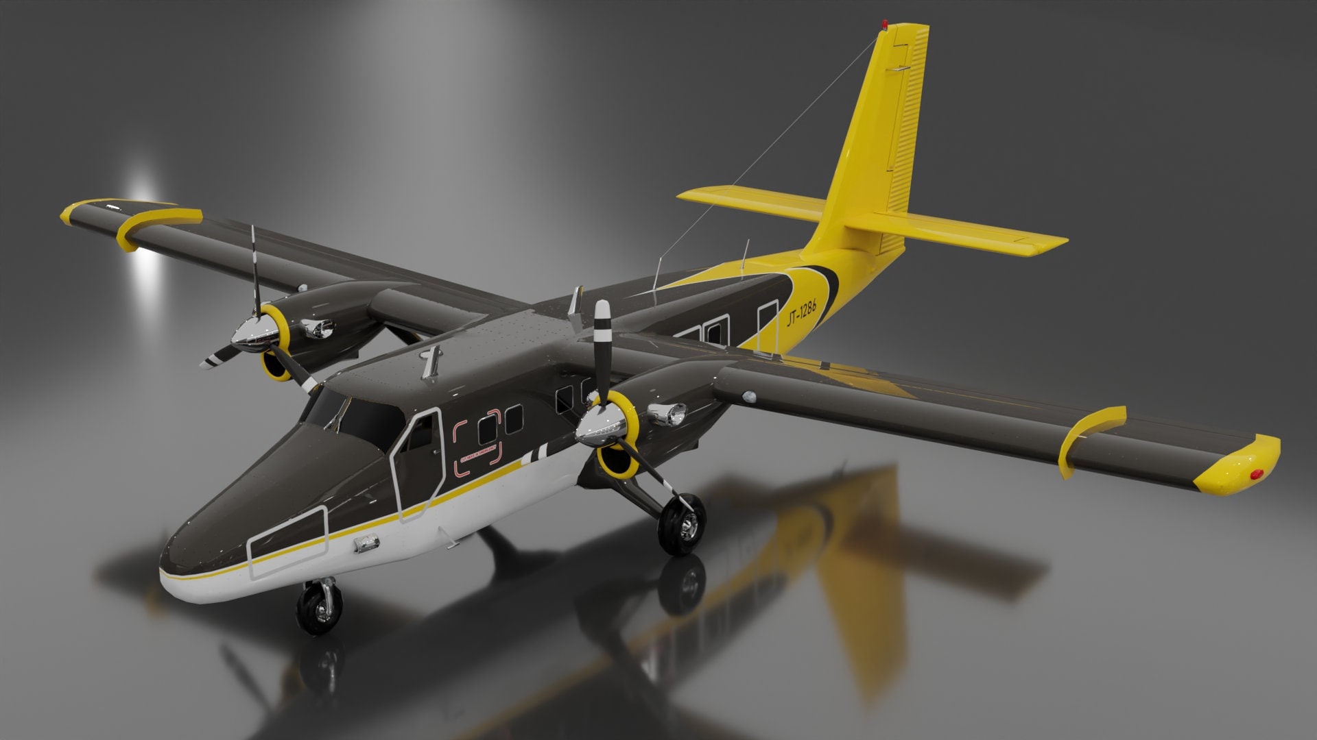 DHC-6 Twin Otter 3D Model - Etsy