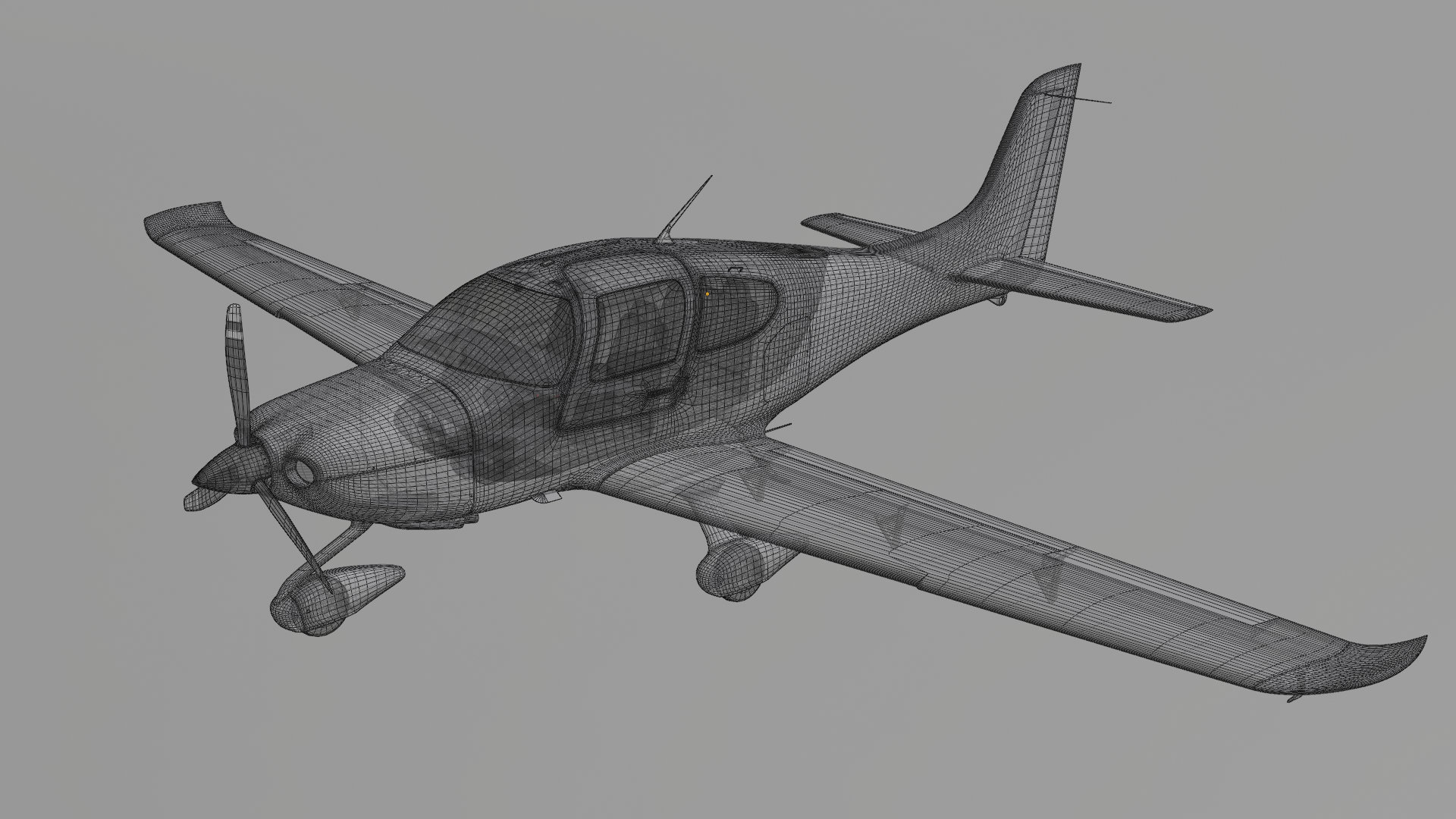 Cirrus SR22 3D Model - Etsy