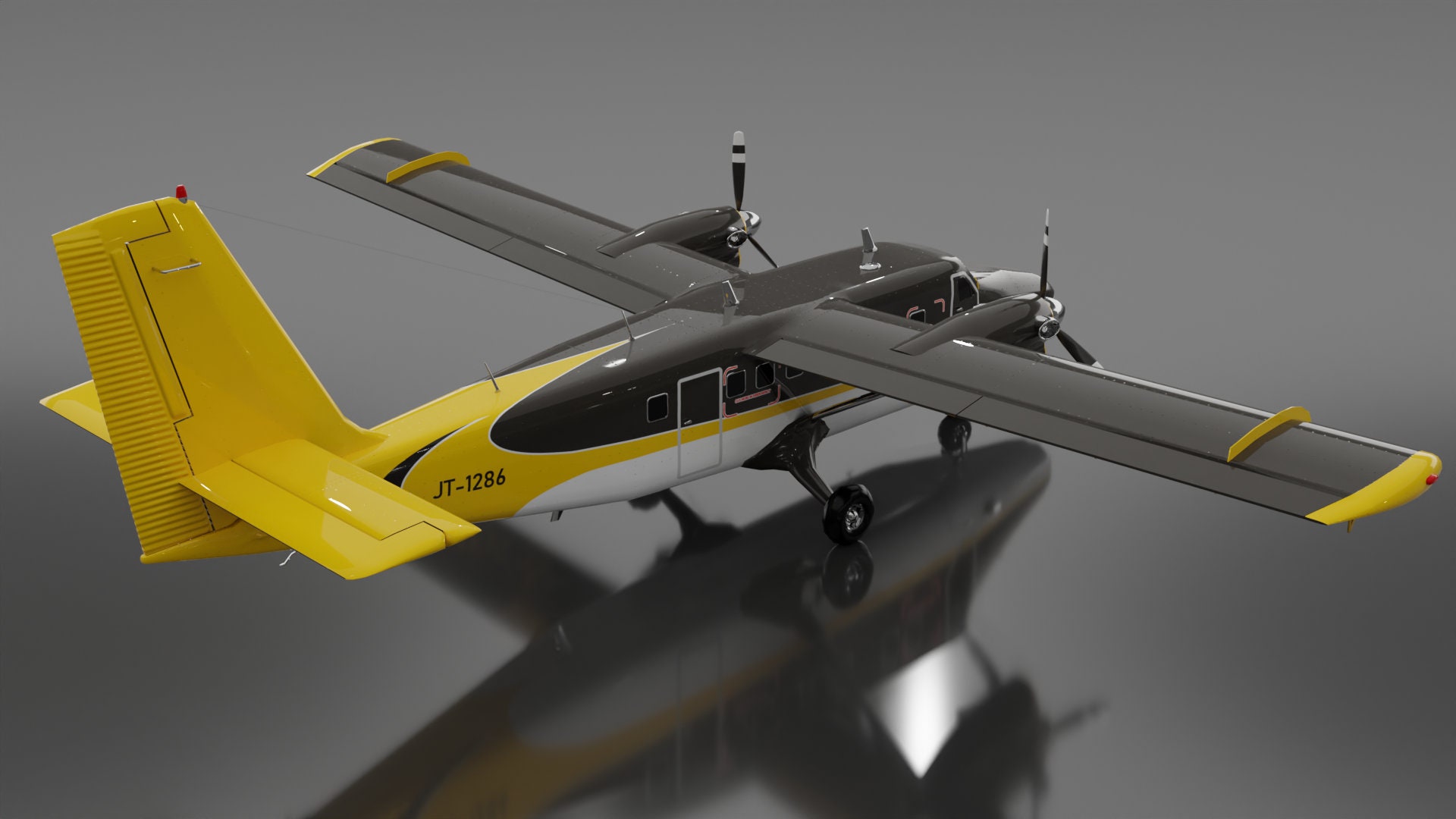 DHC-6 Twin Otter 3D Model - Etsy