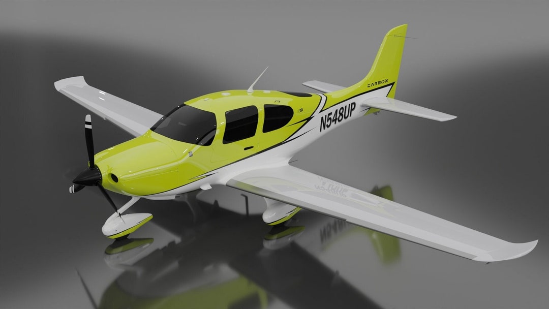 Cirrus SR22 3D Model - Etsy