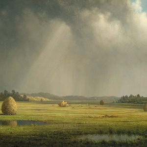 Open Prairie Painting, Vintage Landscape Art, Digital Print, French ...