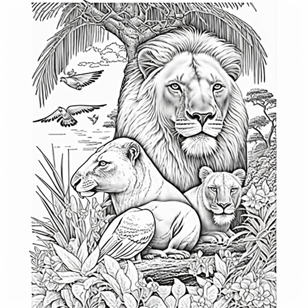 Kids Coloring Pages - Etsy