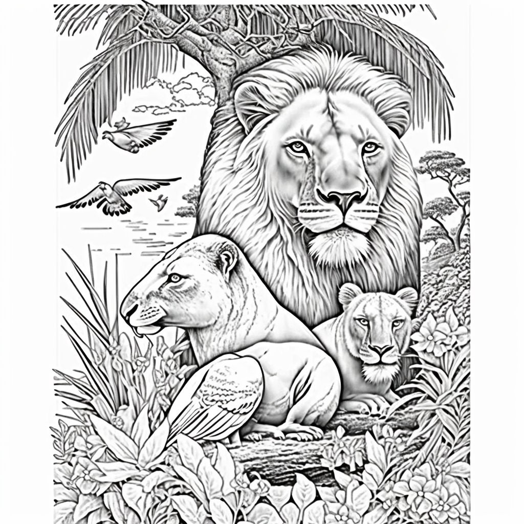 Kids Coloring Pages - Etsy