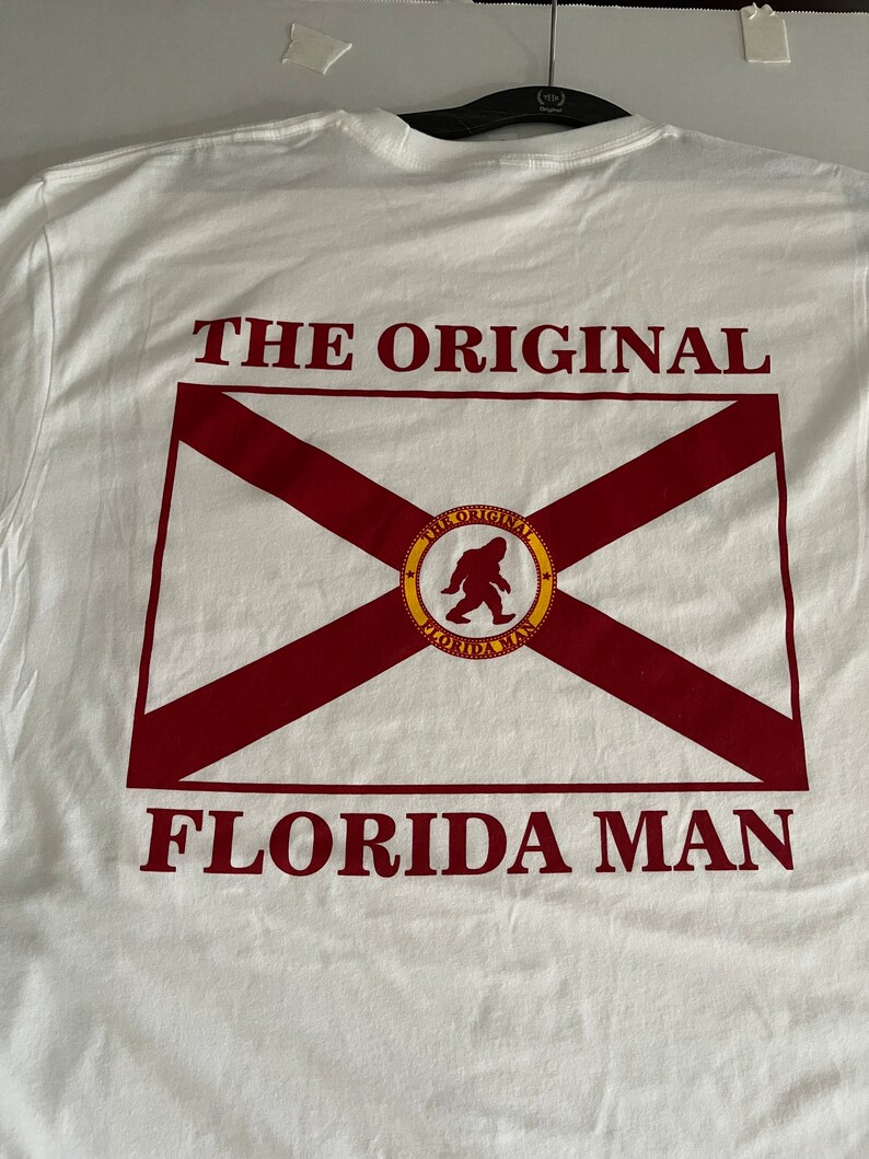 The Original Florida Man Shirt in White - Etsy