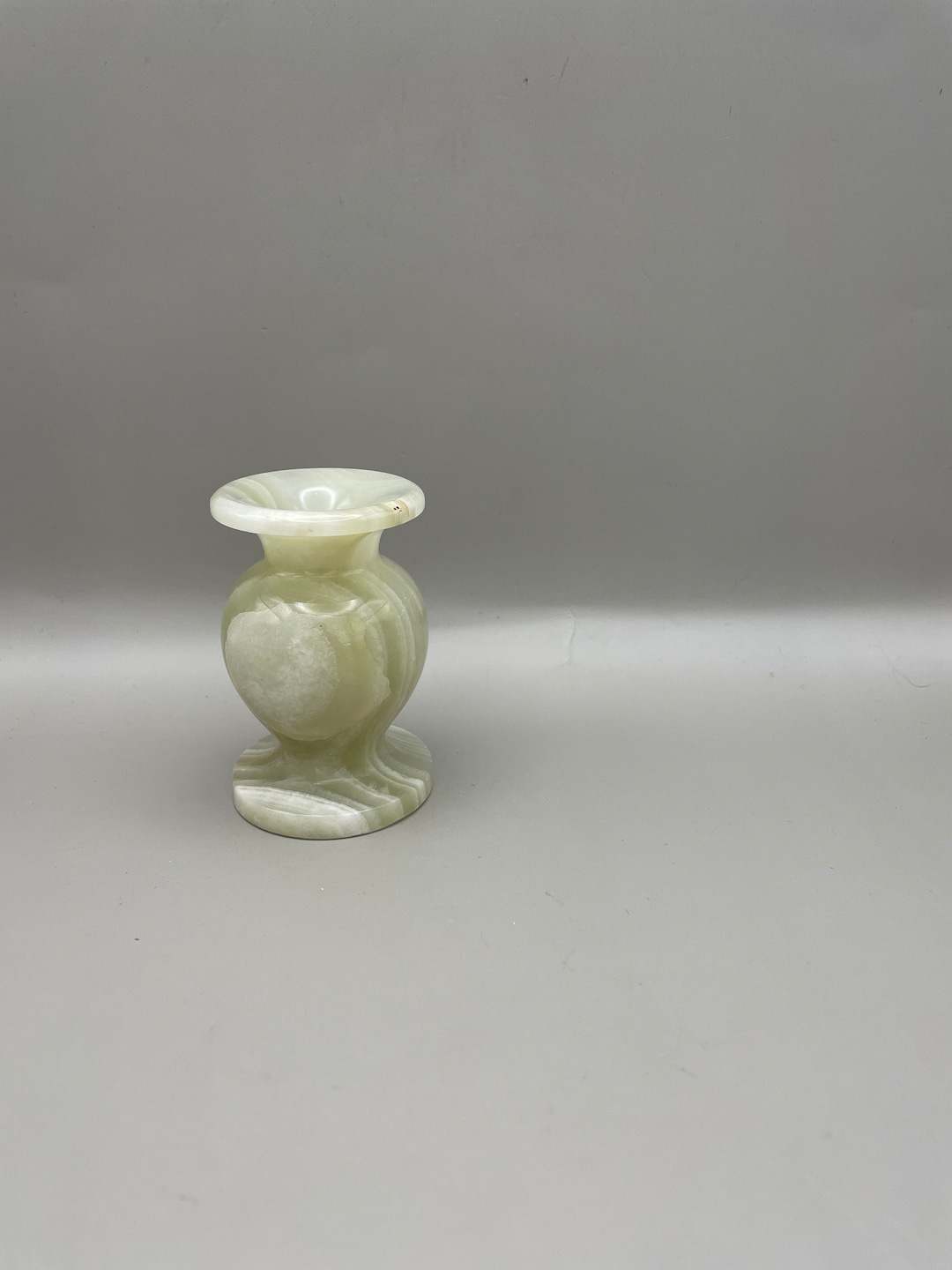 Vintage Green Onyx Vase Miniature 1960's 1970's - Etsy
