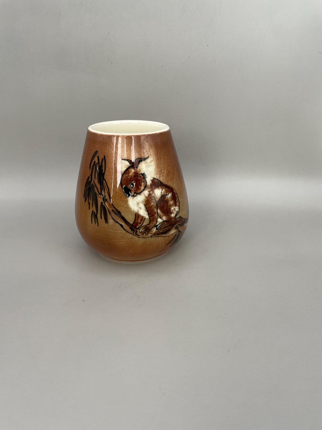 Vintage "studio Anna" Koala Vase - Hand Painted Ceramics - Etsy