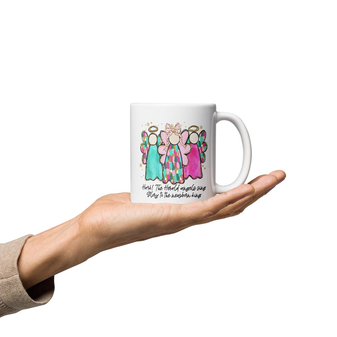 Angels White Glossy Mug - Etsy