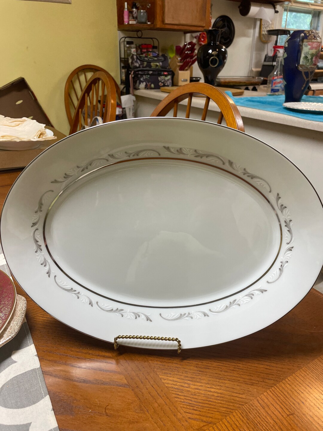 Noritake Platter 6671 Caroline Pattern - Etsy