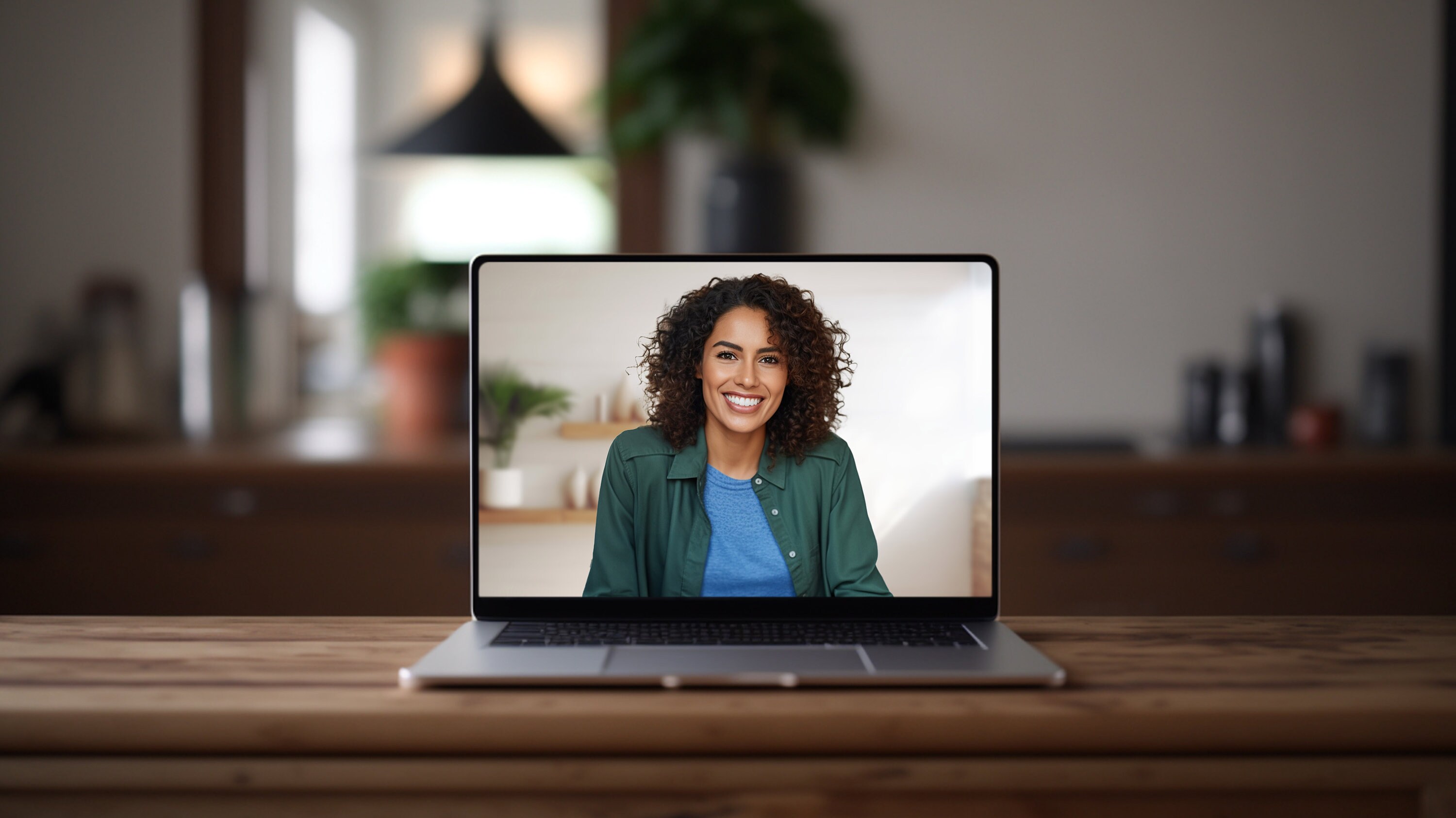 Minimalist White Wall PLANTS Virtual Meeting BACKGROUNDS | Digital ...