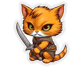 Sphynx Cat Rouge Dnd Vinyl Stickers 4 Pack V1 Dungeons and - Etsy