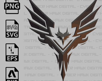 Purple Hawk/eagle Logo Symbol PNG SVG and Many More Digital - Etsy UK