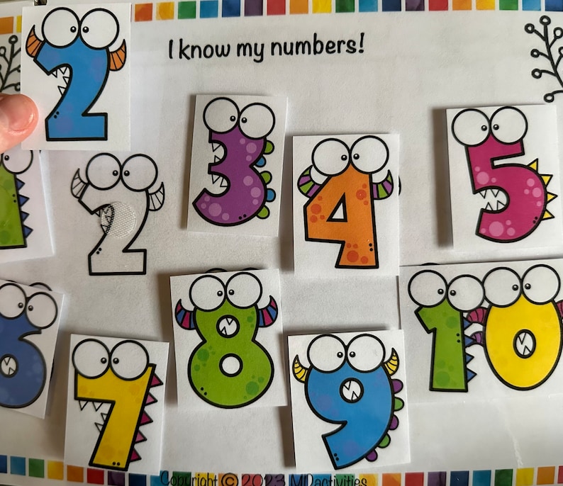 Preschool Printable Learning Busy Book - Etsy