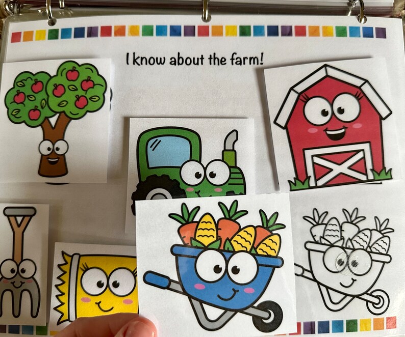 Toddler and Preschool Learning Busy Book - Etsy