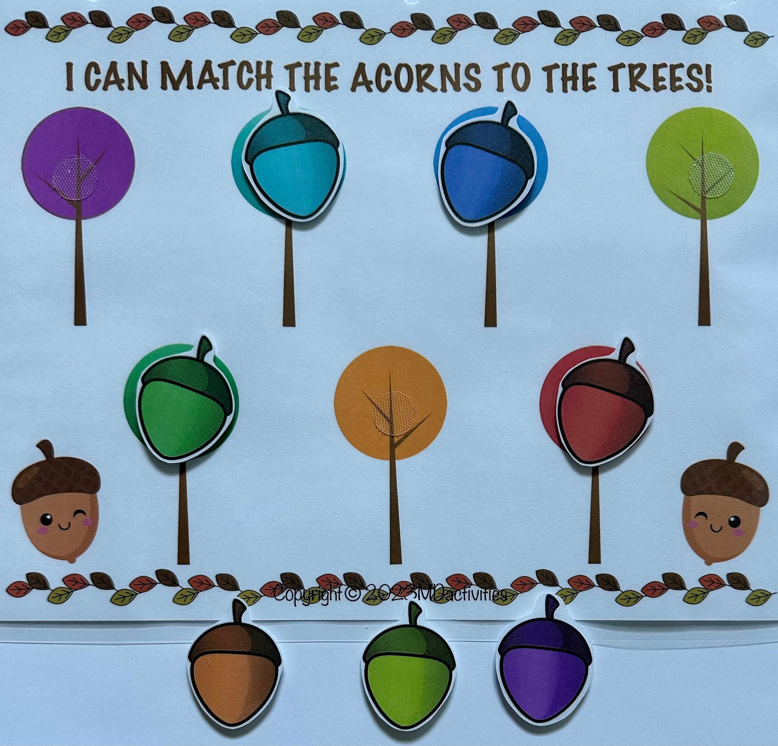 Fall Preschool Printable Learning Busy Book - Etsy