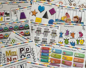 Counting Busy Book Counting Activity Preschool Math Busy - Etsy