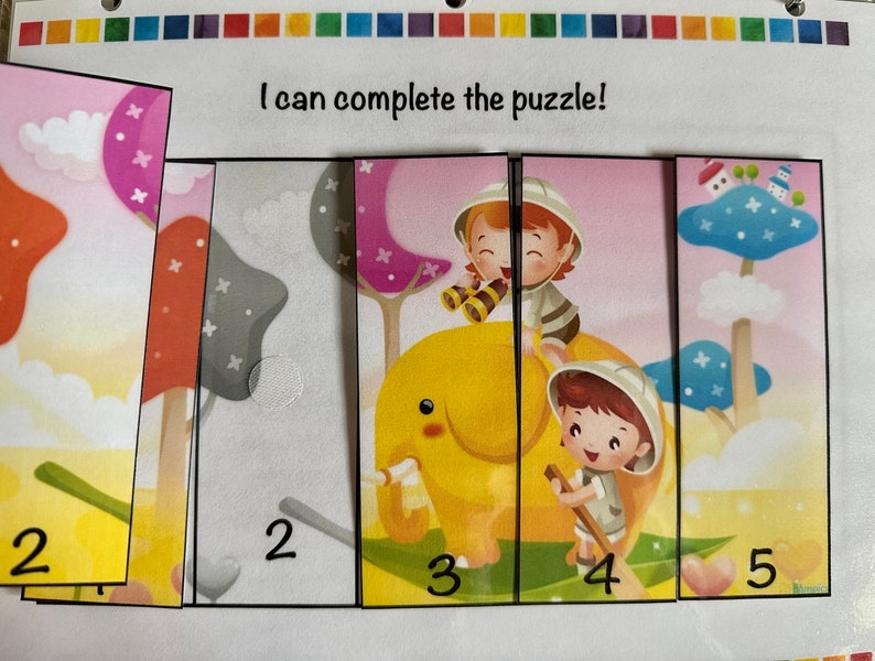 Toddler and Preschool Learning Busy Book - Etsy