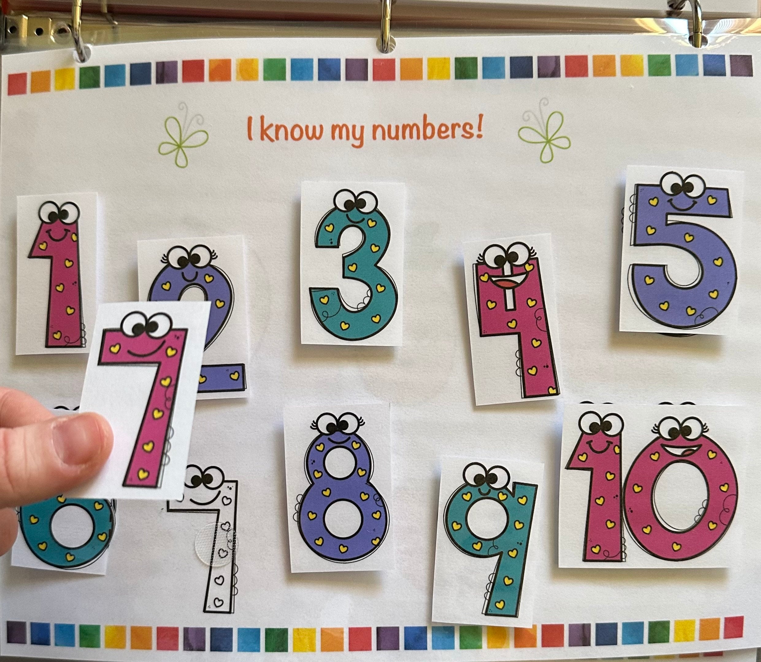 Toddler and Preschool Printable Learning Busy Book - Etsy