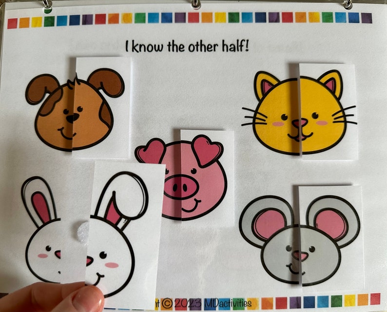 Toddler and Preschool Learning Busy Book - Etsy