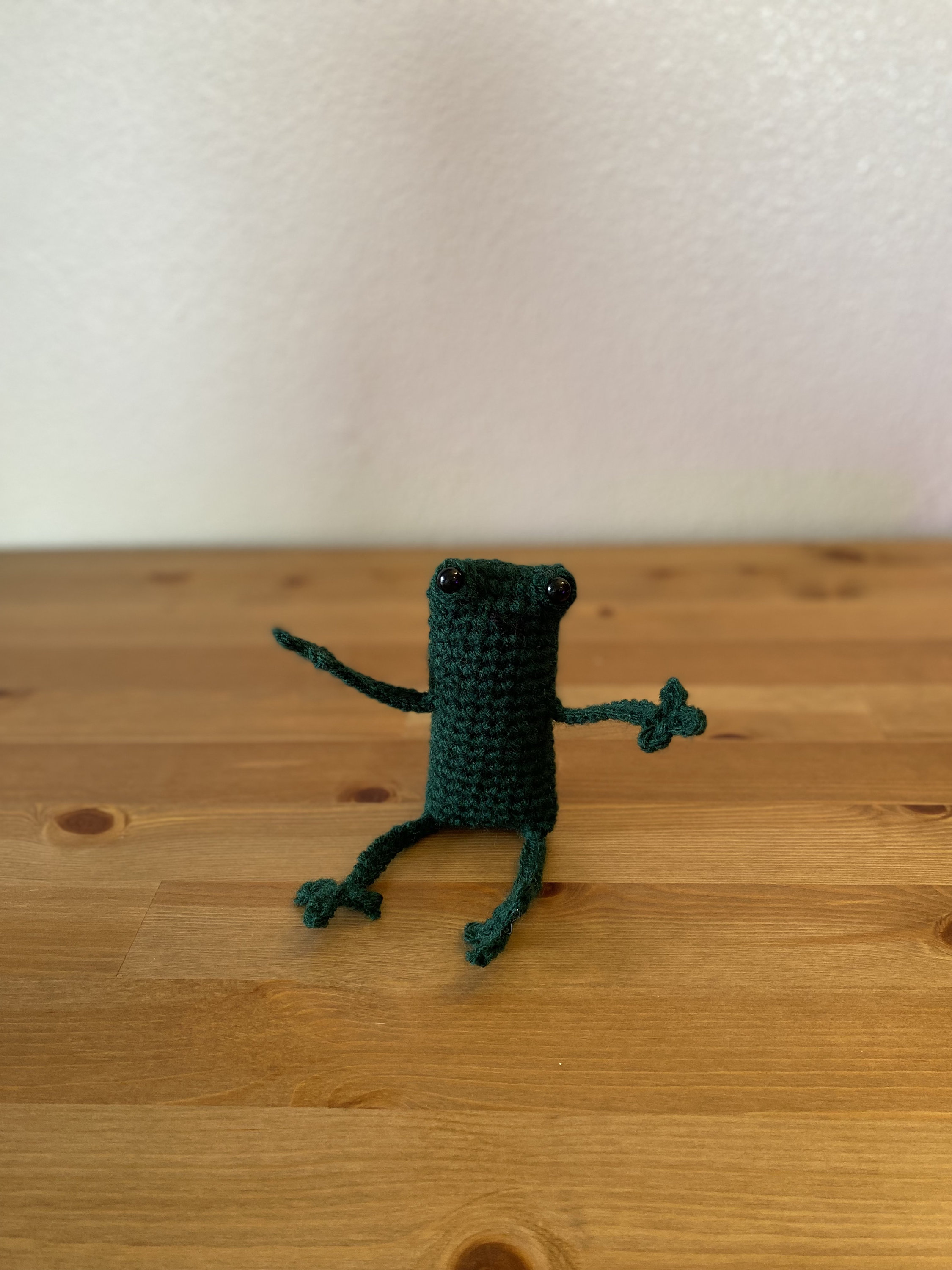 Crochet Leggy Frog (finished Product); Long Legged Frog Amigurumi - Etsy