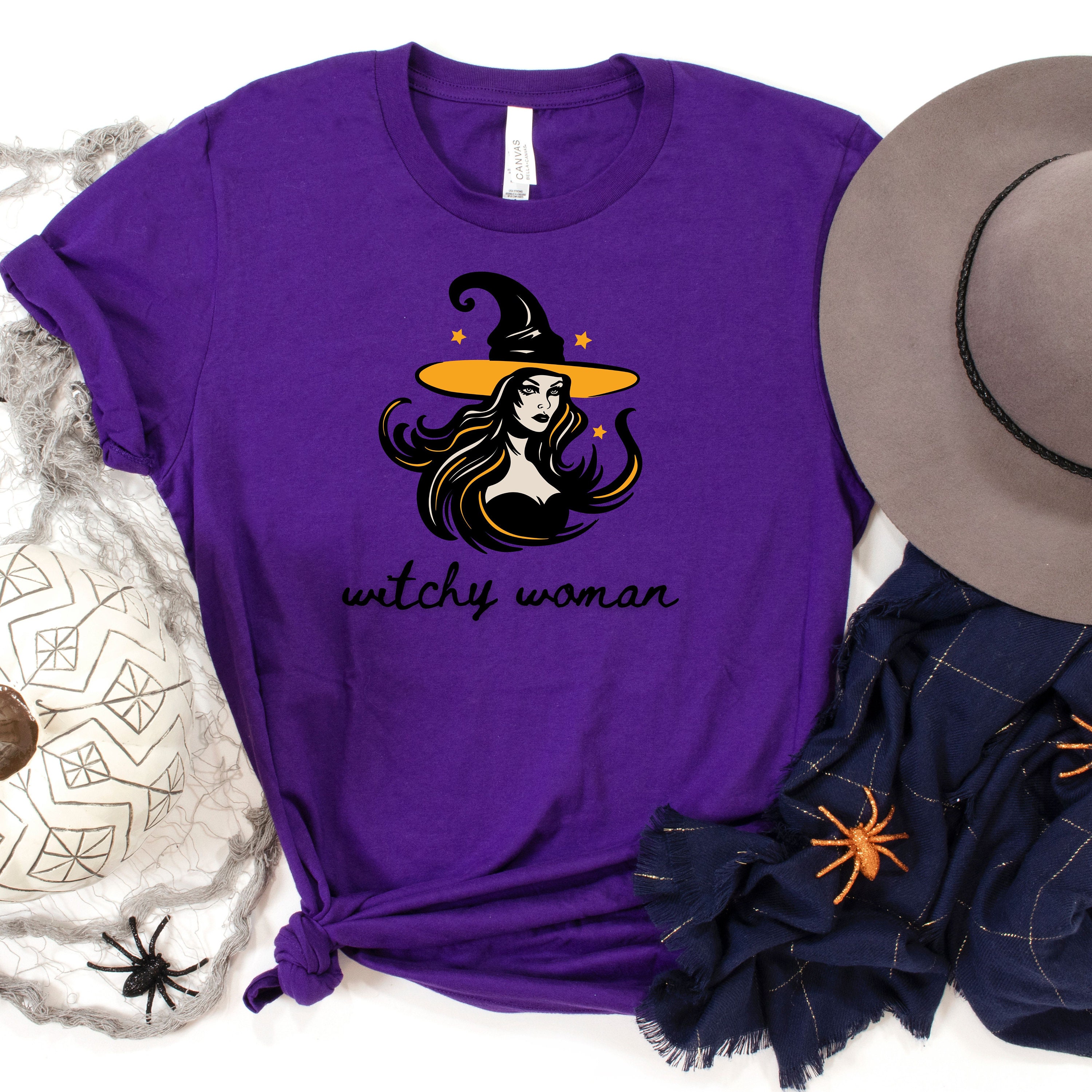 Witchy Woman T-shirt, Witch Design Tee, Witchy Fashion Apparel, Magical ...