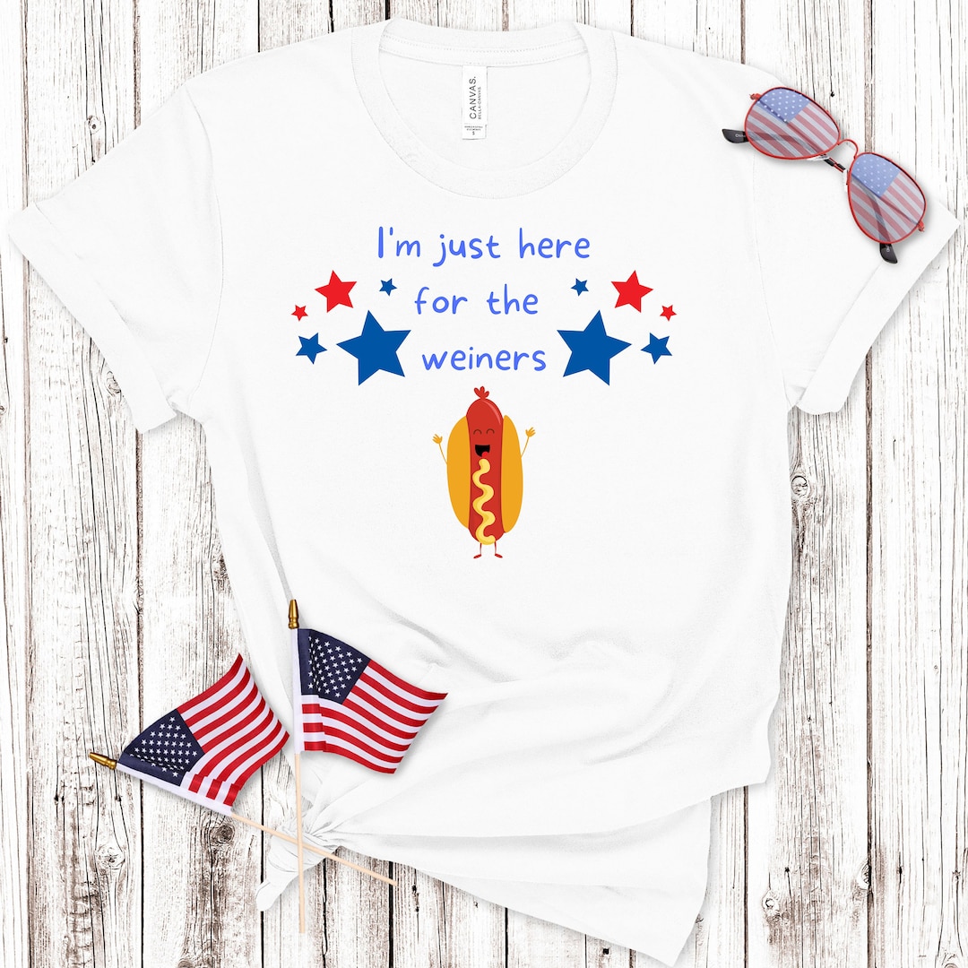 Funny 4th of July Weiner T-shirt - Etsy