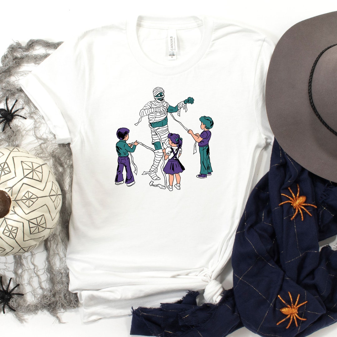Kids Mummy T-shirt, Unwrapping Mummy Tee, Playful Mummy Shirt ...