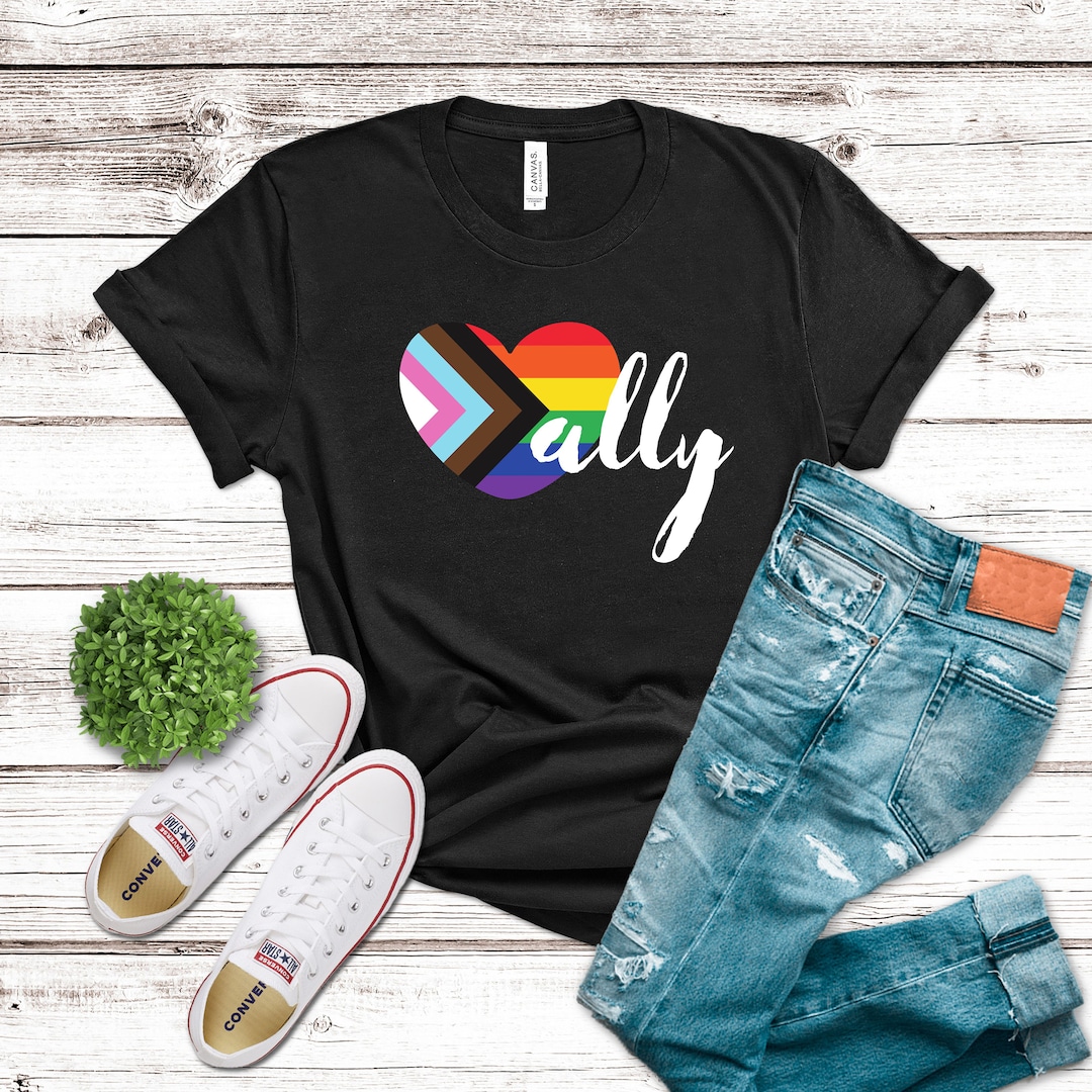 Ally T-shirt, LGBTQ T Shirt, Gift for Ally, Pride Shirt - Etsy