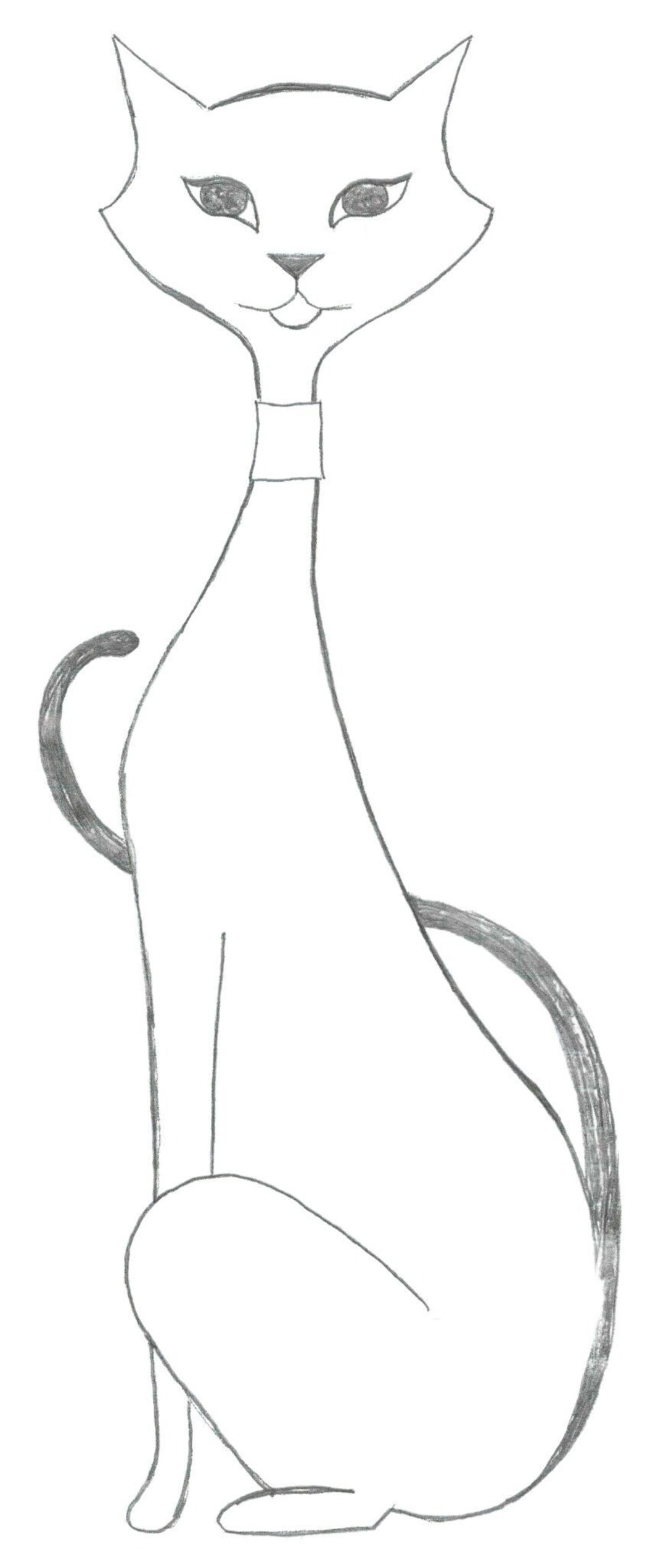 Original Digital Gravel Art Elegant Cat Pattern PNG File That Can Be ...