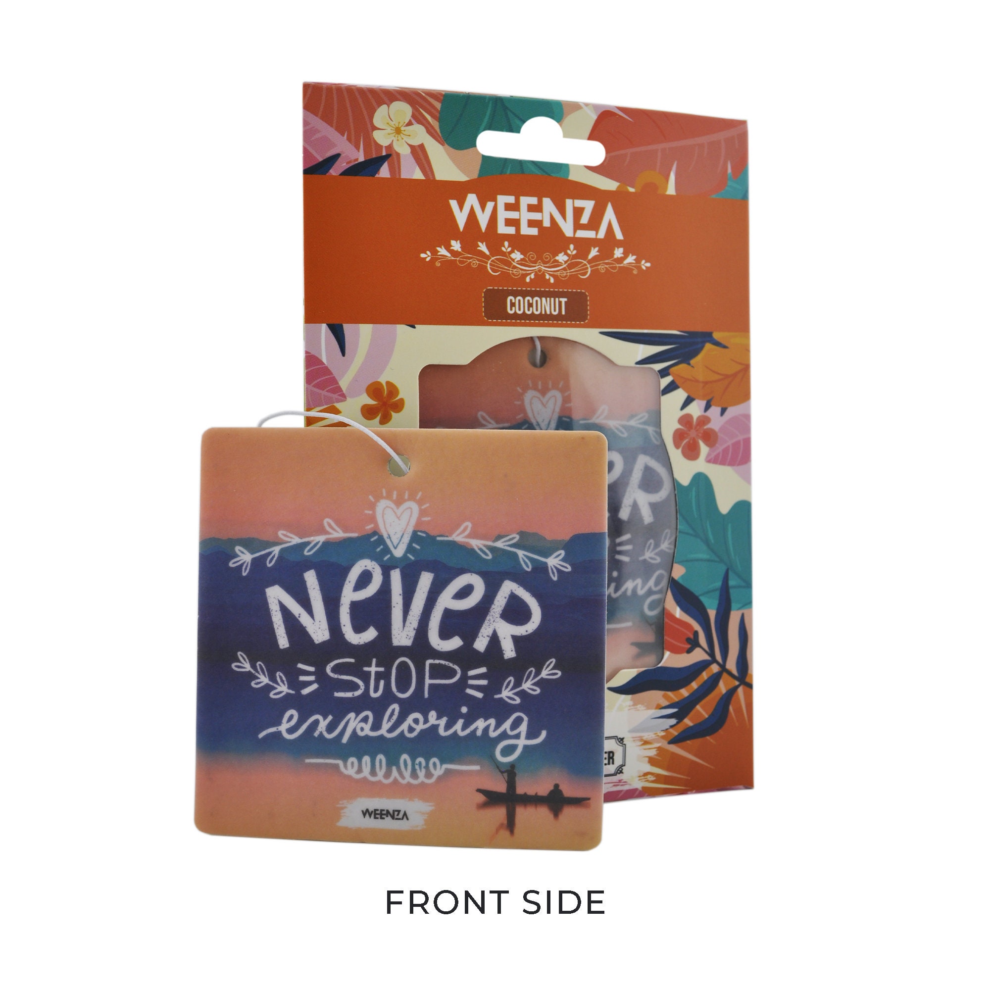 WEENZA Coconut Air Freshener | Long Lasting Car Mirror Hanging Air ...