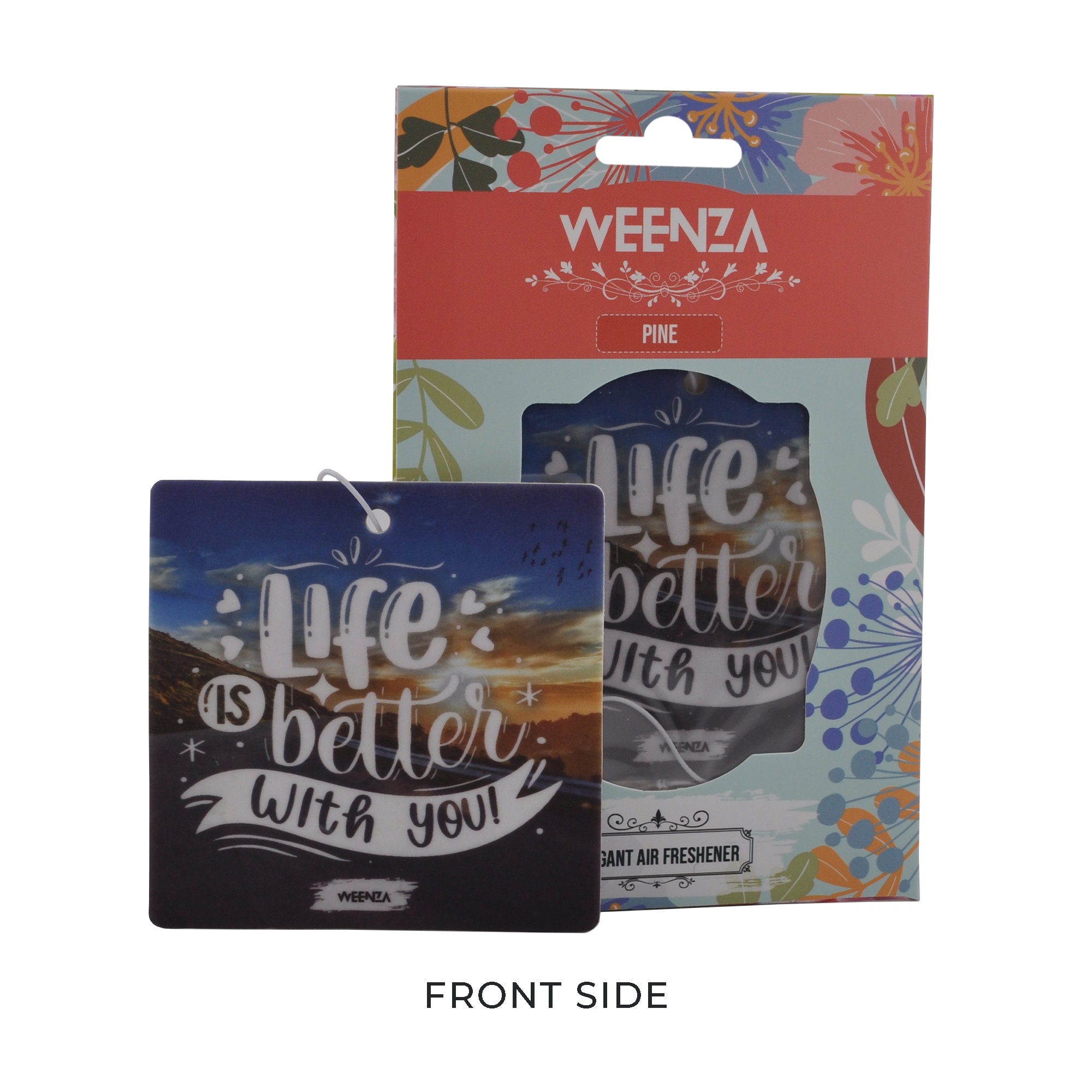 WEENZA Pine Air Freshener Long Lasting Car Mirror Hanging Air Fragrance ...