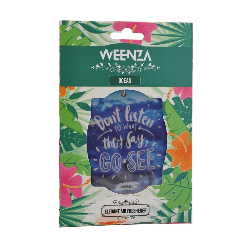 WEENZA Ocean Air Freshener | Long Lasting Car Mirror Hanging Air ...