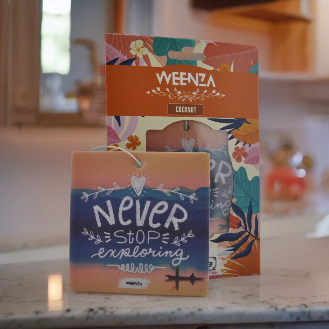 WEENZA Coconut Air Freshener Long Lasting Car Mirror Hanging - Etsy