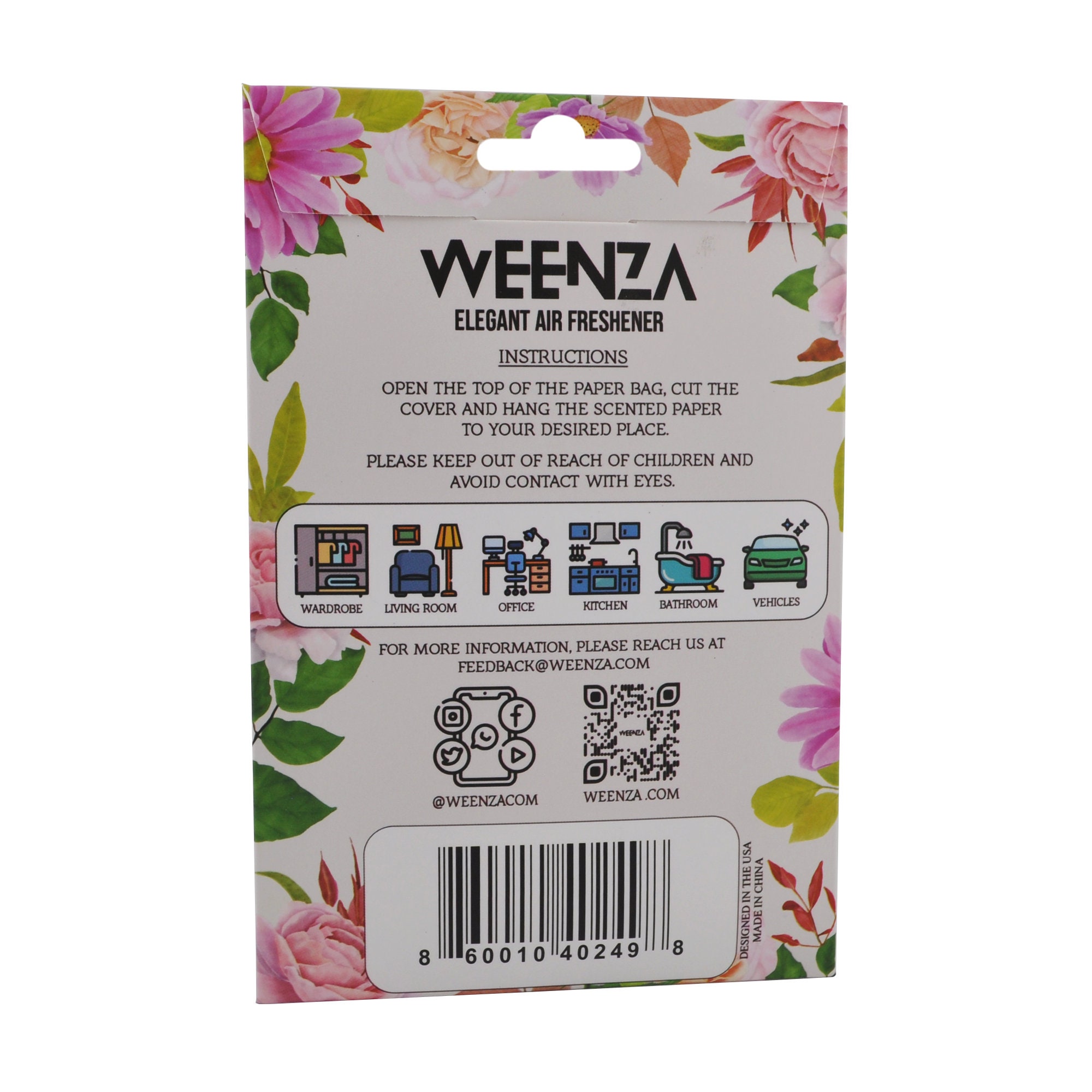 WEENZA Watermelon Air Freshener | Long Lasting Car Mirror Hanging Air ...