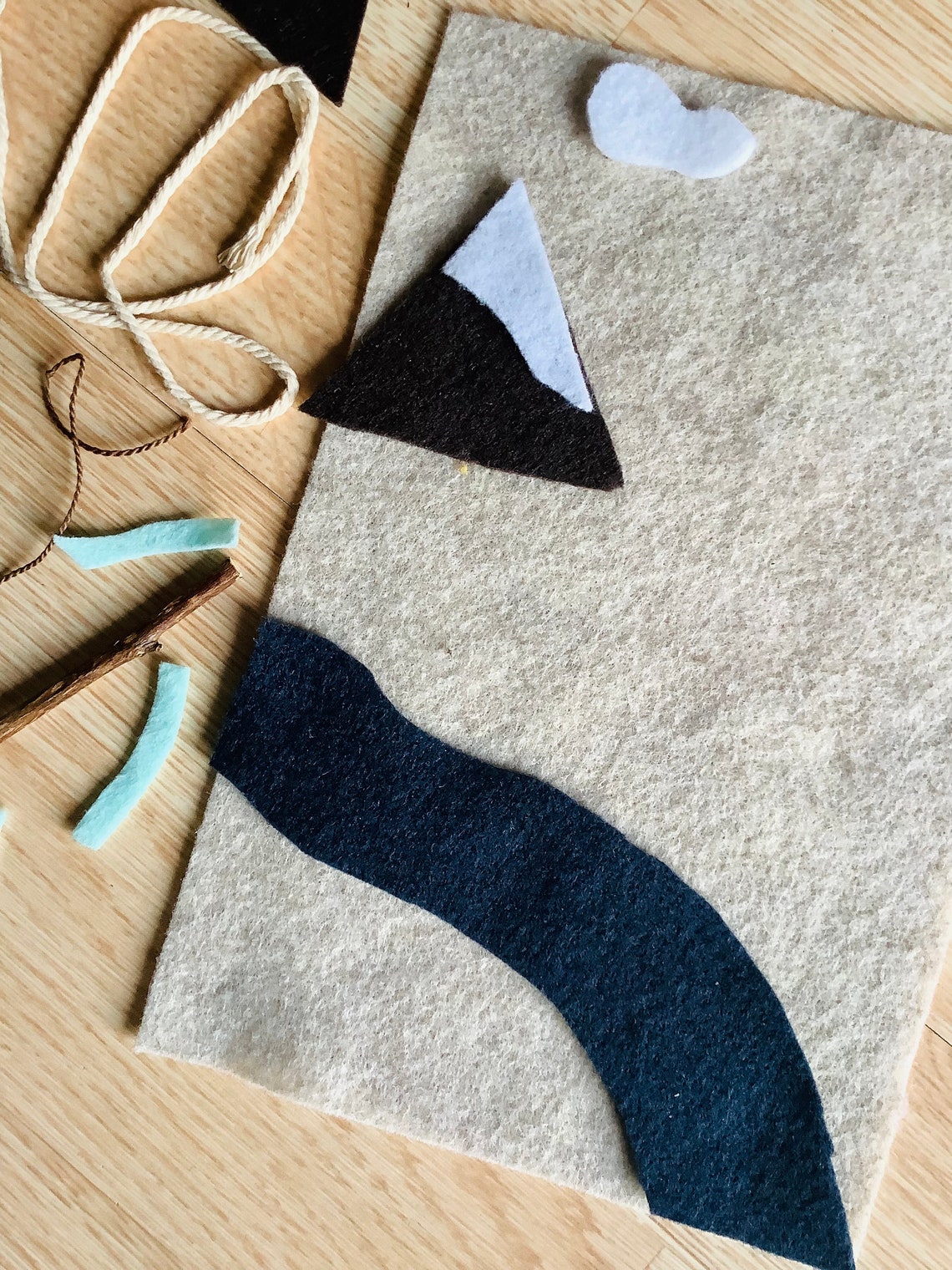 Kids Craft, DIY Kit, Camping Theme, DIY Felt Craft Kit, Set of 2 ...